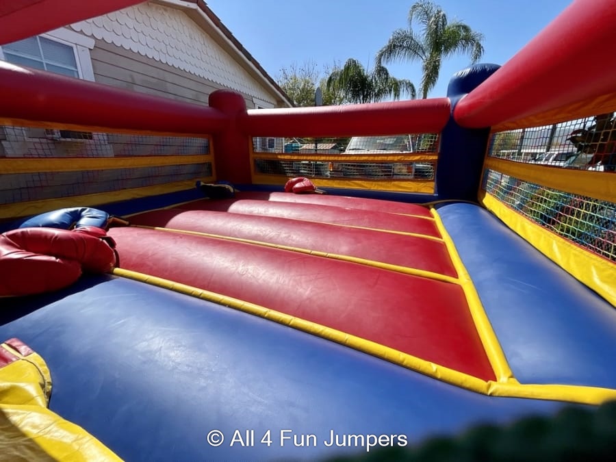 Step into Fun! All 4 Fun Jumpers BOXING RING Giant Gloves - Menifee