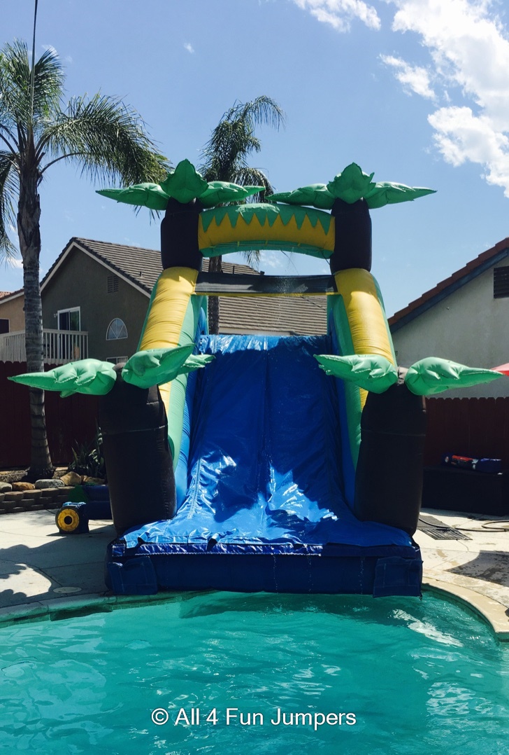 30ft Tropical Water Slide Rental | Menifee, Murrieta, Temecula, Nuevo