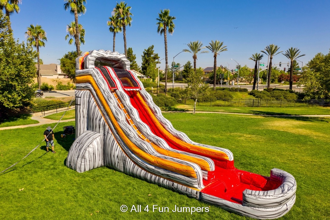 Make a Splash with Our 22ft Volcano Water Slide - Temecula, Murrieta,