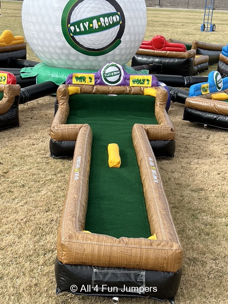 9 Hole Inflatable Golf Game - Menifee, Temecula, Nuevo and more