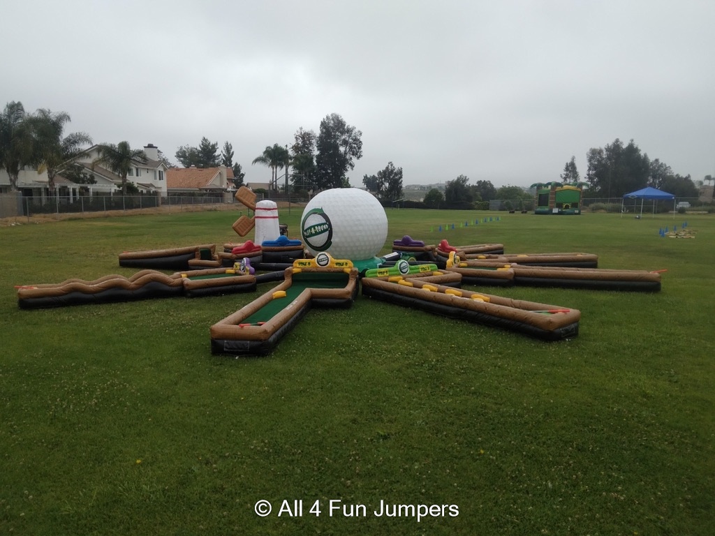 9 Hole Inflatable Golf Game - Menifee, Temecula, Nuevo and more