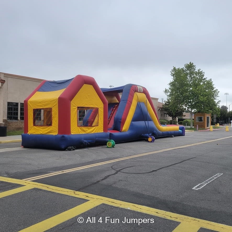 62ft Jumbo Combo WET USE - Hire in Menifee | All 4 Fun Jumpers