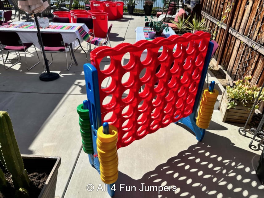 Giant Connect 4 Yard Game Rental for Events in Temecula & Murrieta